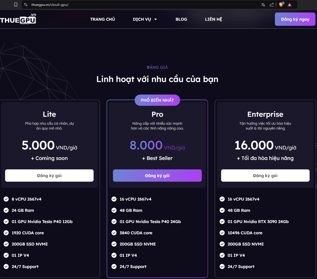 Thuê VPS Tính Tiền Theo Giờ Tại Thuegpu.vn - Giải Pháp Linh Hoạt Cho ...